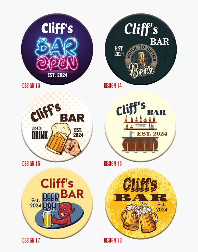 Clingon Label | Drink Coasters