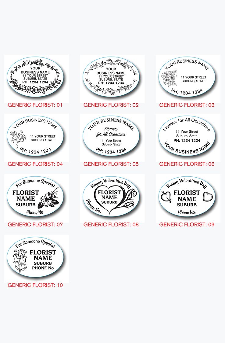 Clingon Label | Florist Labels