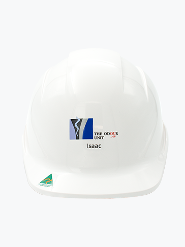 Clingon Label | Custom Hard Hats for Branding | Full Color Decals